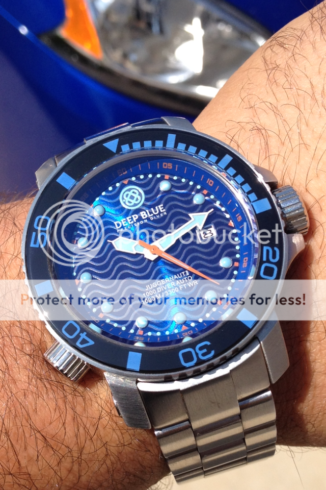 Looking for a Deep Blue Juggernaut II - yellow only | WatchUSeek Watch ...